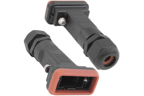 Герметичный корпус к разъёму D-SUB RUICHI DB-9/DHB-15, на 9 контактов, IP67. RUICHI арт: 123584 ...